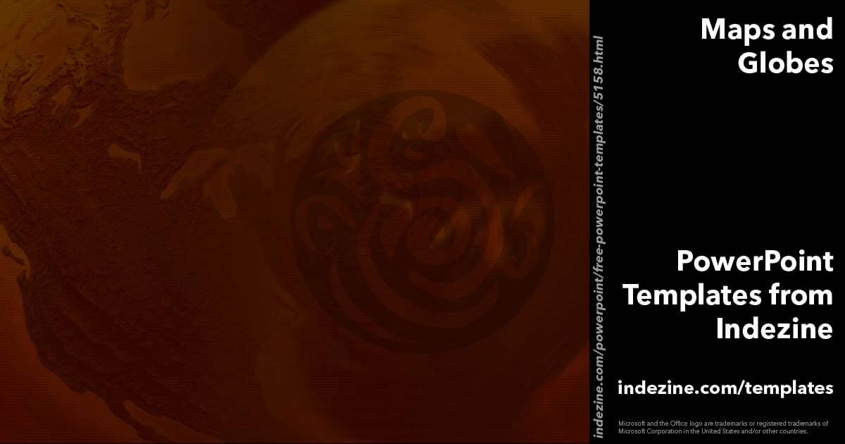 Maps and Globes 01 PowerPoint Template