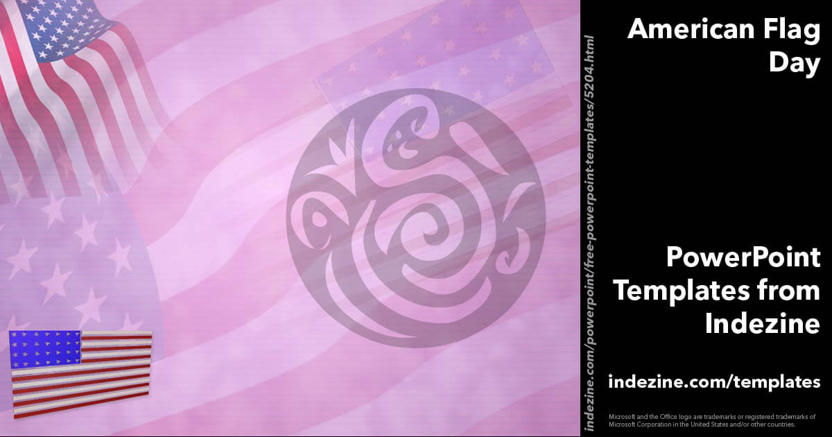 American Flag Day 03 PowerPoint Template