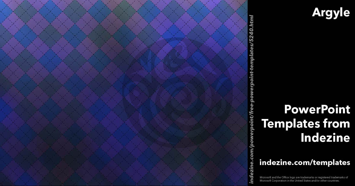 Argyle 03 PowerPoint Template