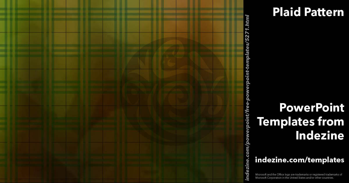 Plaid Pattern 03 PowerPoint Template