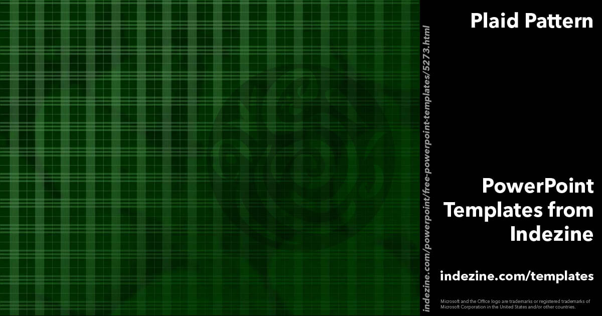 Plaid Pattern 05 PowerPoint Template