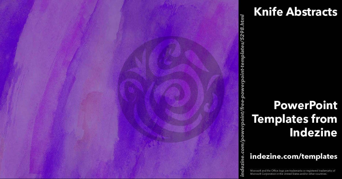 Knife Abstracts 04 PowerPoint Template