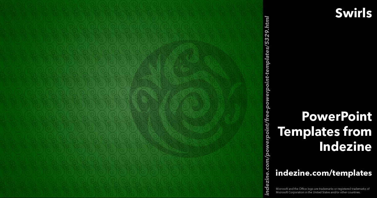 Swirls 05 PowerPoint Template
