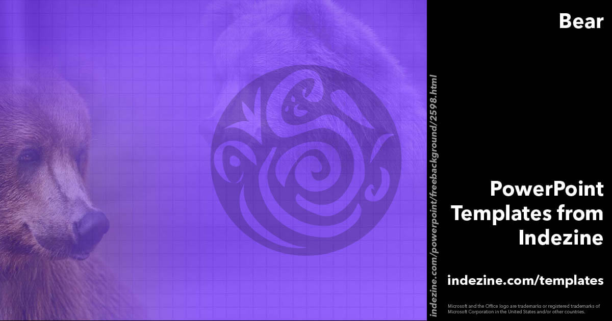 Bear 04 PowerPoint Template