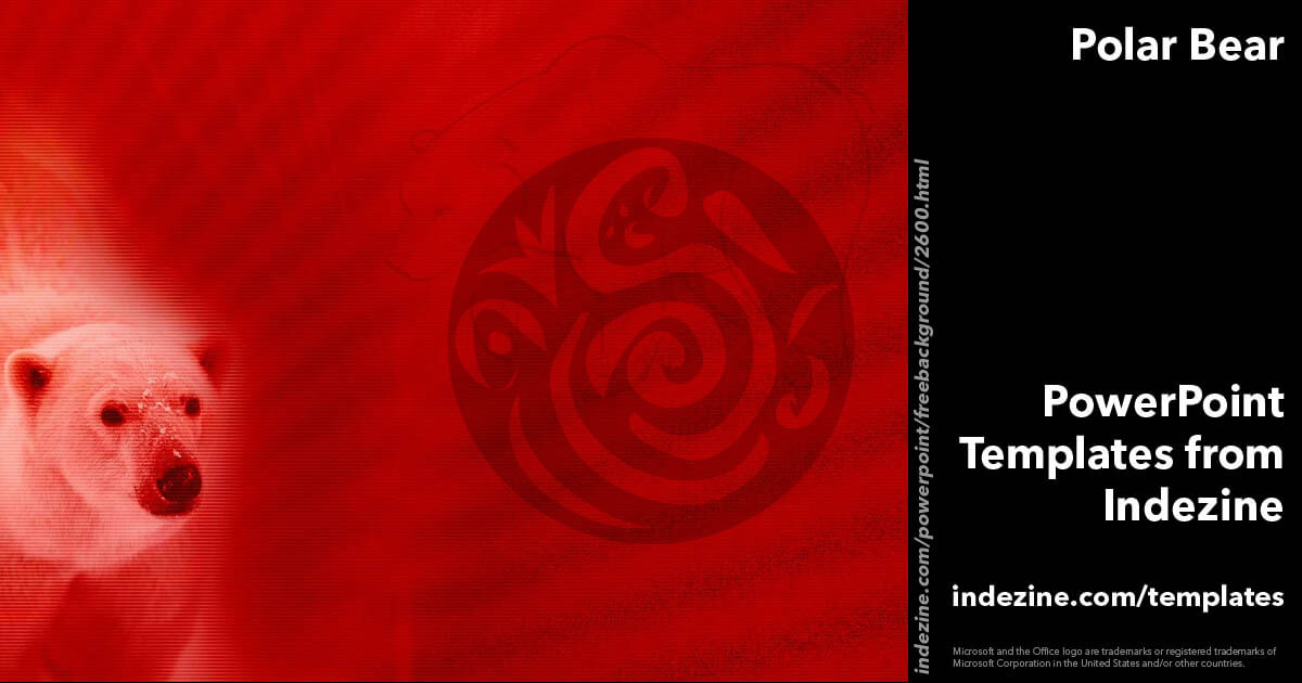 Polar Bear 01 PowerPoint Template