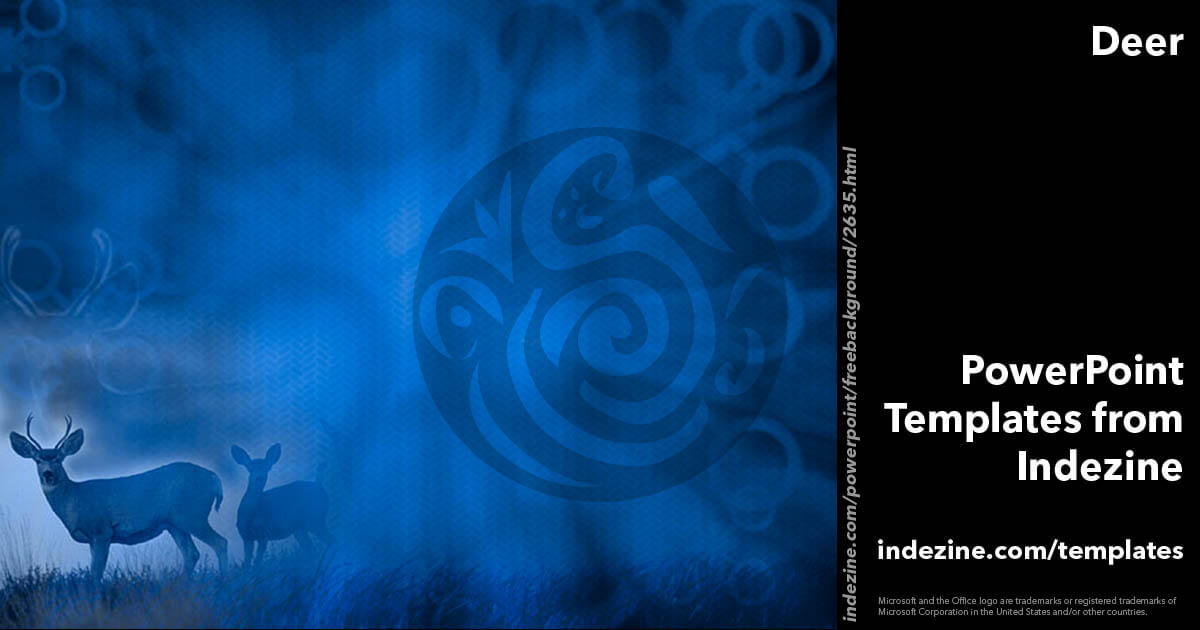Deer 02 PowerPoint Template