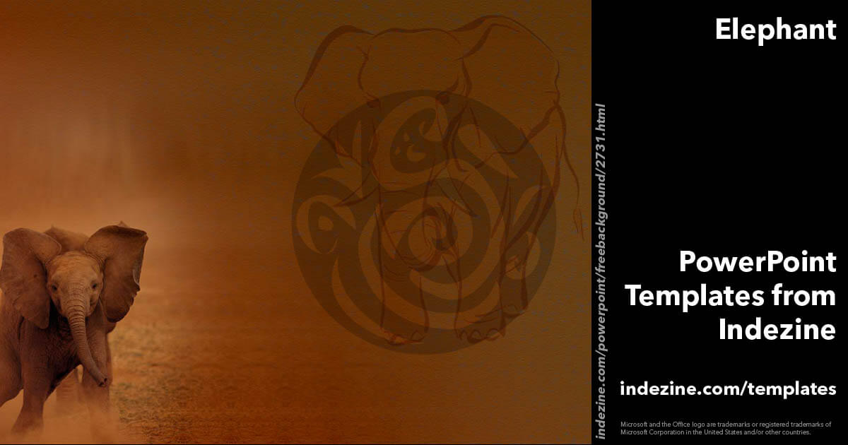 Elephant 03 PowerPoint Template