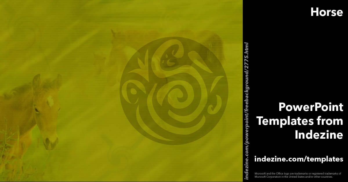 Horse 01 PowerPoint Template