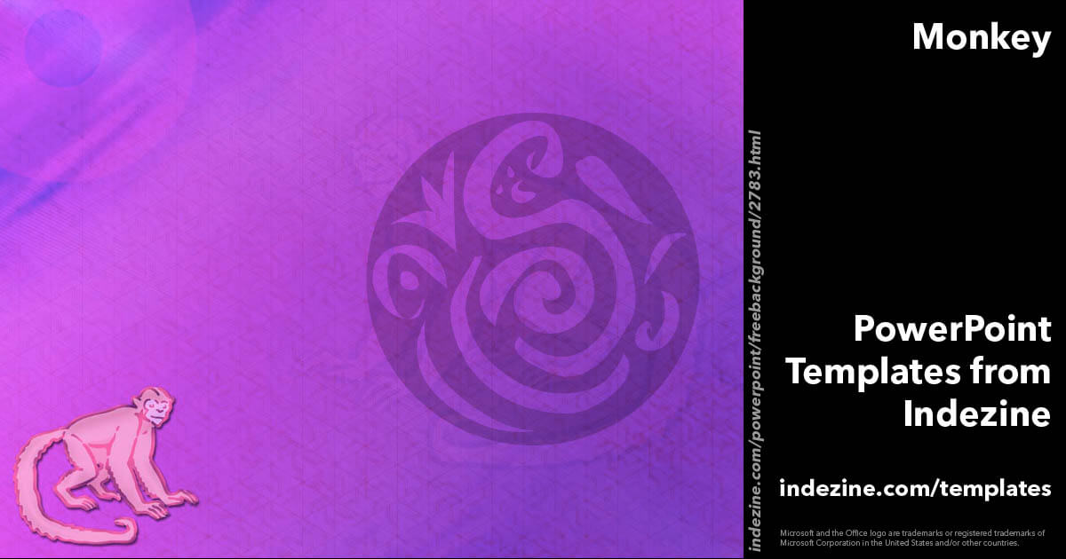 Monkey 01 PowerPoint Template