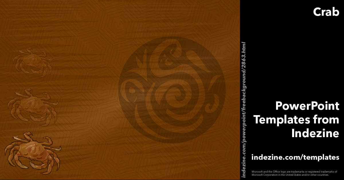 Crab 08 PowerPoint Template