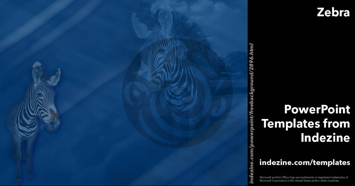 Zebra 07 PowerPoint Template