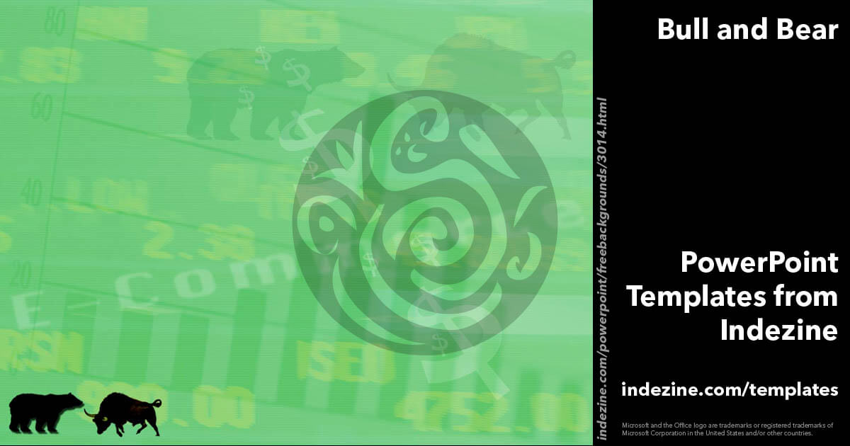 Bull and Bear 03 PowerPoint Template