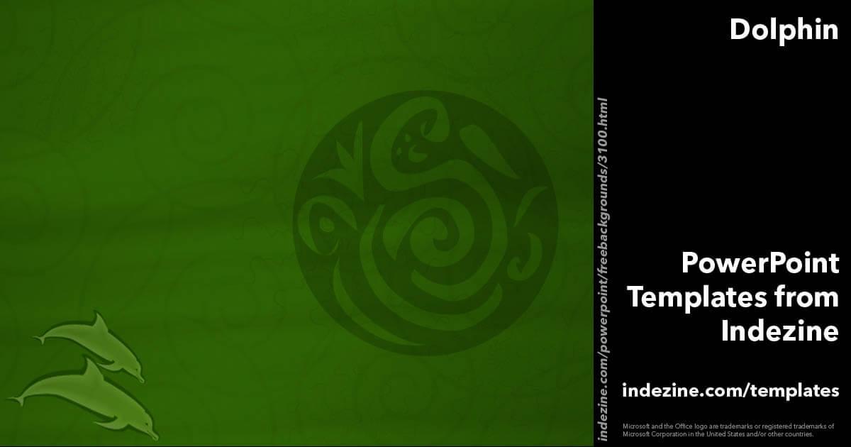Dolphin 06 PowerPoint Template