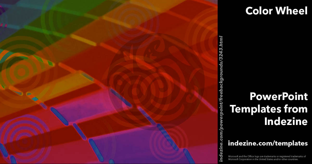 Color Wheel 05 PowerPoint Template