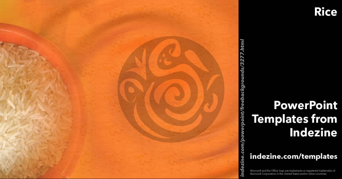 Rice 08 PowerPoint Template