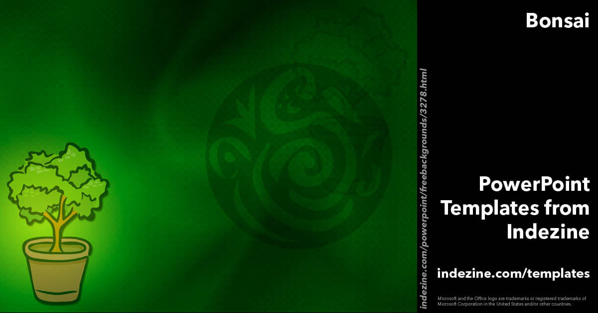 Bonsai 03 PowerPoint Template