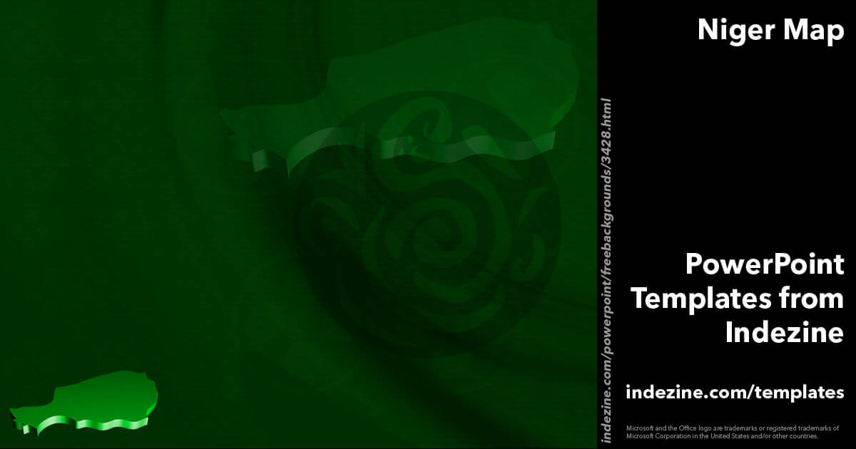 Niger Map 01 PowerPoint Template