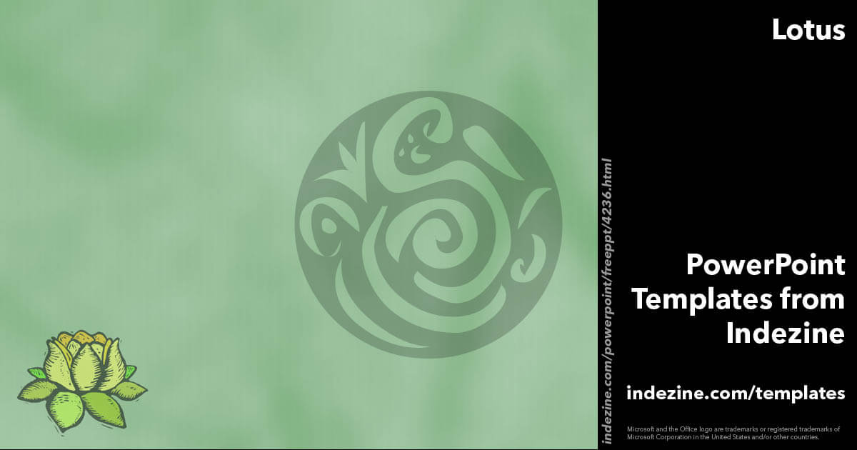 Lotus 01 PowerPoint Template