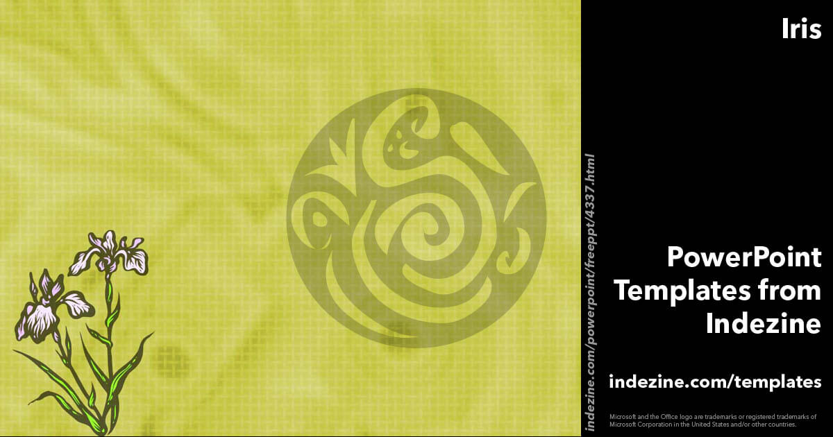 Iris 13 PowerPoint Template