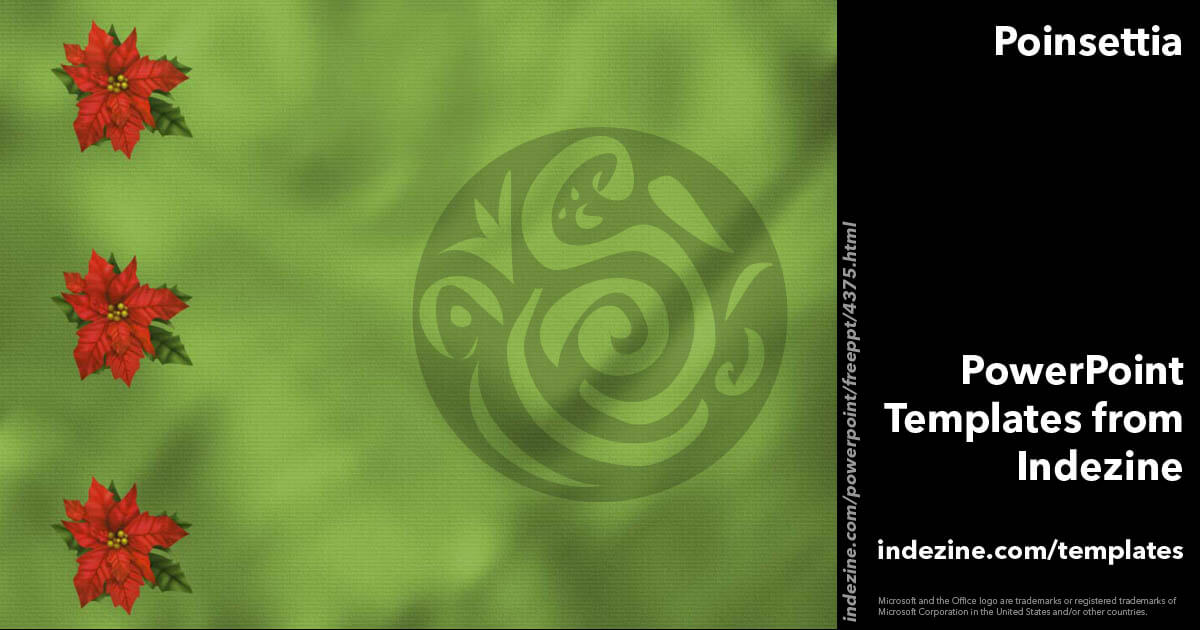Poinsettia 11 PowerPoint Template