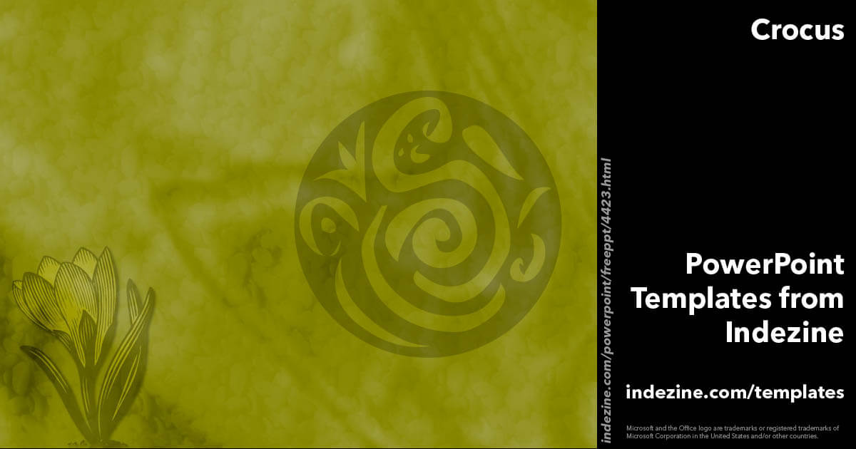 Crocus 03 PowerPoint Template