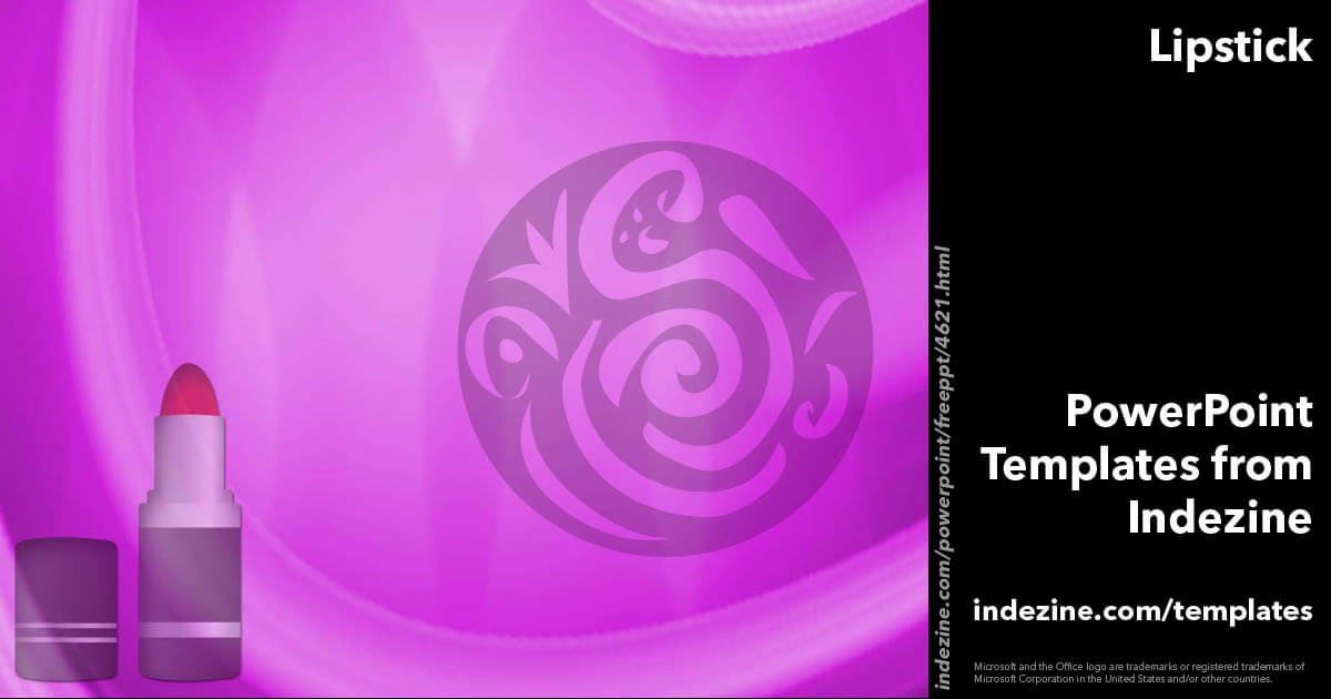 Lipstick 03 PowerPoint Template