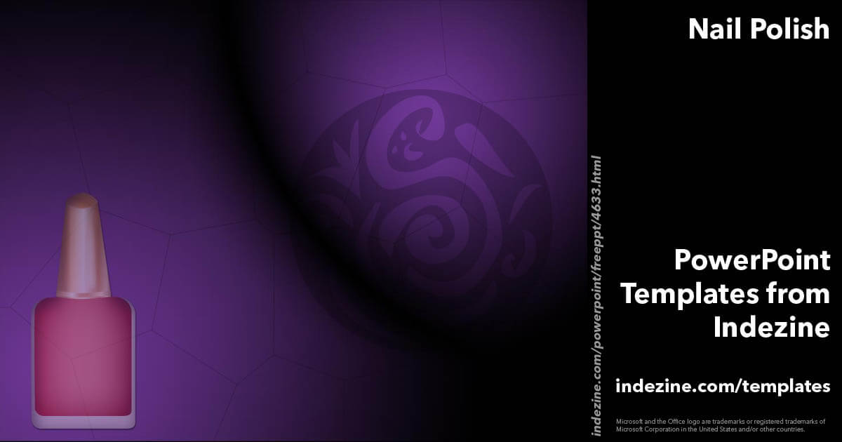 Nail Polish 05 PowerPoint Template