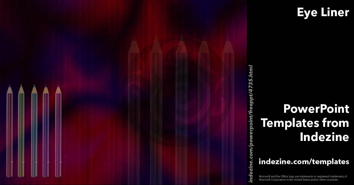 Eye Liner 03 PowerPoint Template