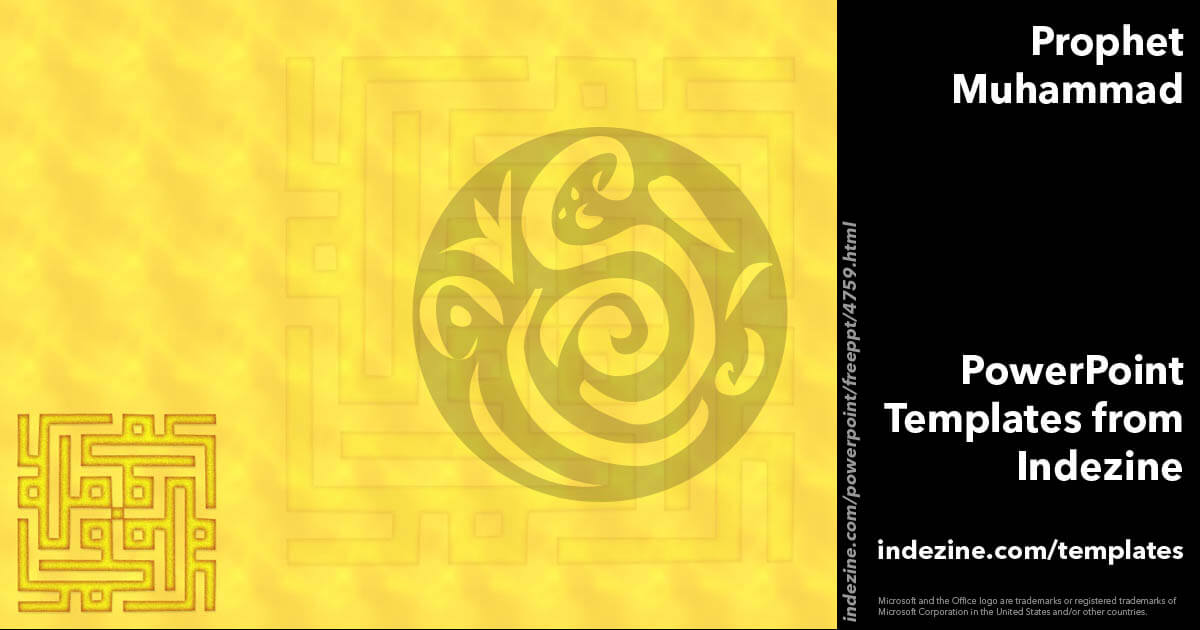 Prophet Muhammad 02 PowerPoint Template