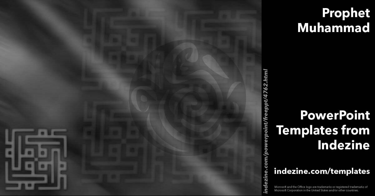 Prophet Muhammad 05 PowerPoint Template