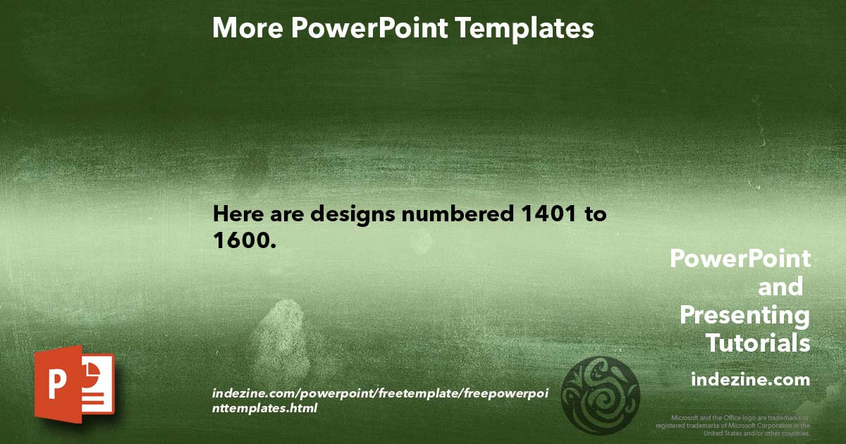 More PowerPoint Templates
