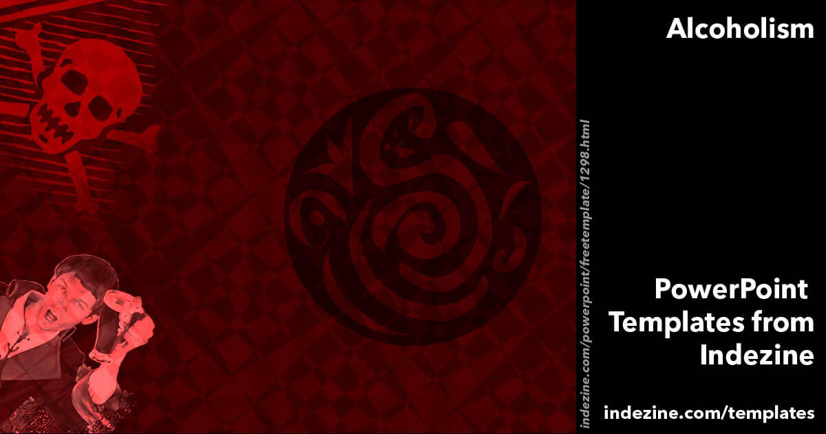 Alcoholism 05 PowerPoint Template
