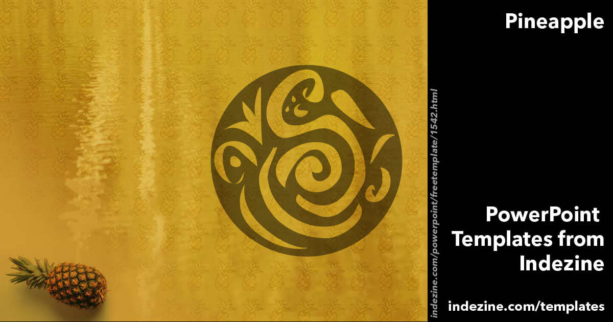 Pineapple 06 PowerPoint Template