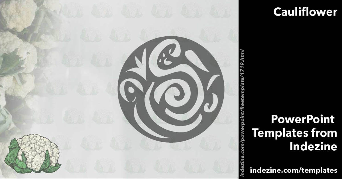 Cauliflower 03 PowerPoint Template