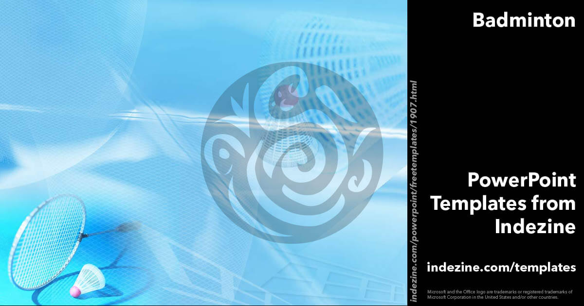 Badminton 01 PowerPoint Template