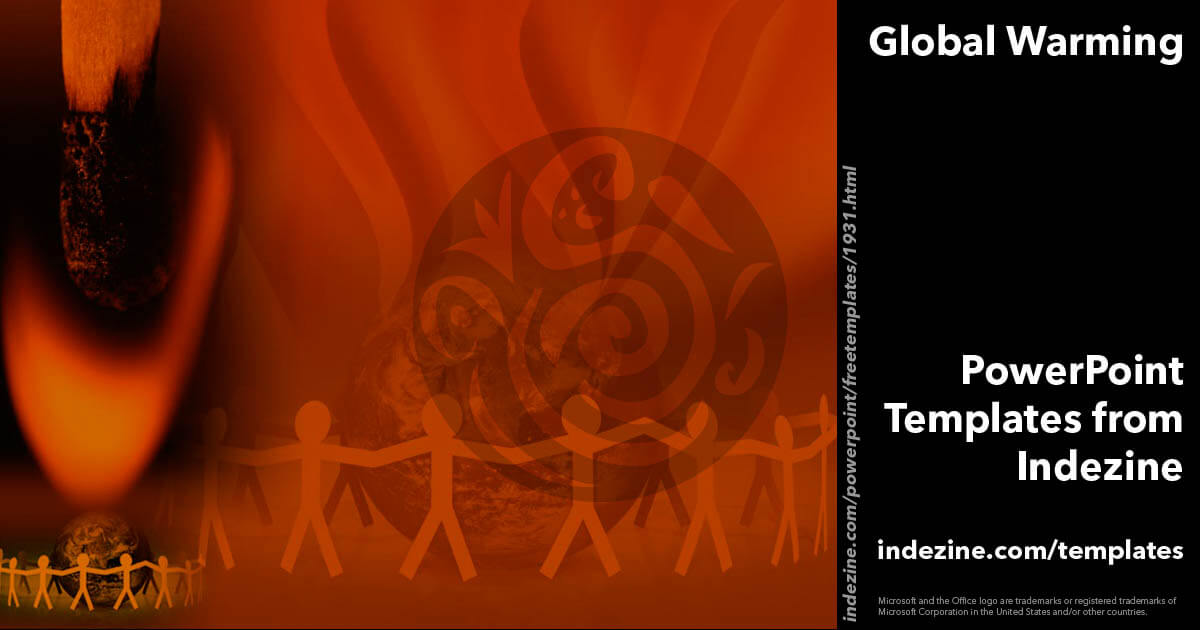 Global Warming 02 PowerPoint Template