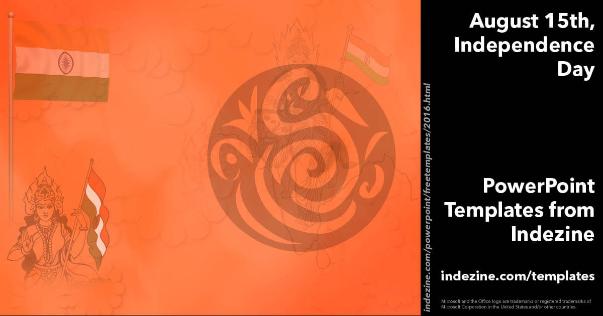 August 15th, Independence Day 07 PowerPoint Template