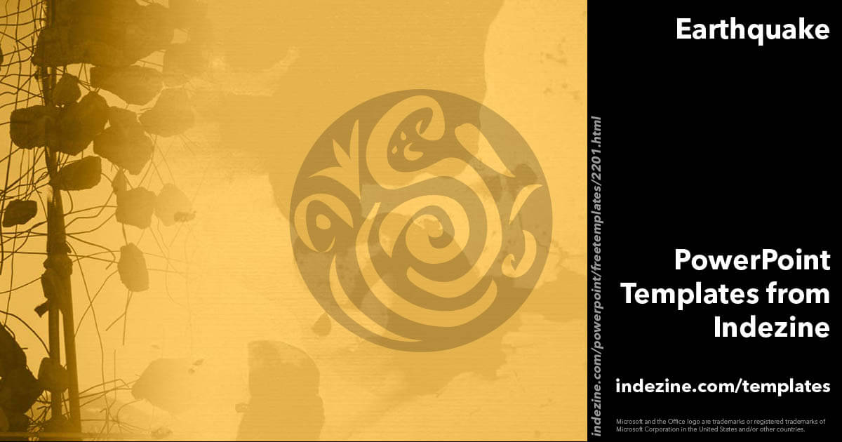 Earthquake 01 PowerPoint Template