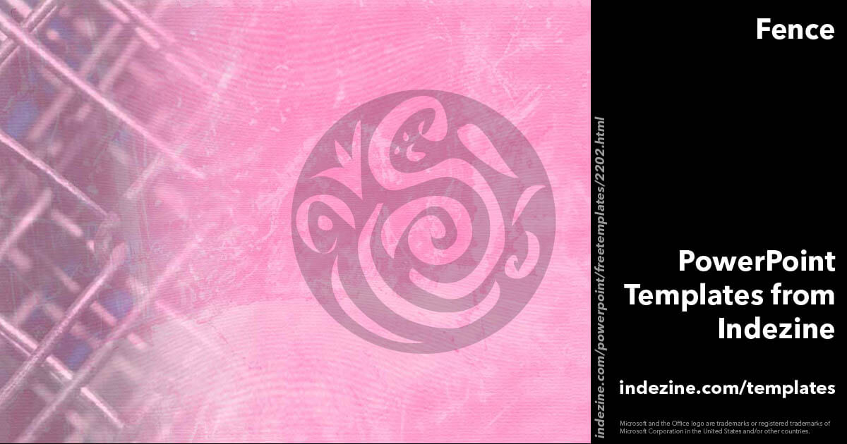 Fence 01 PowerPoint Template