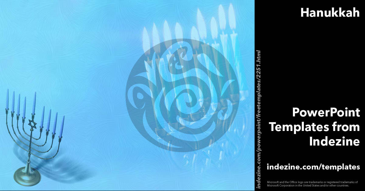 Hanukkah 03 PowerPoint Template