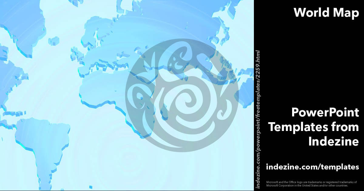 World Map 02 PowerPoint Template