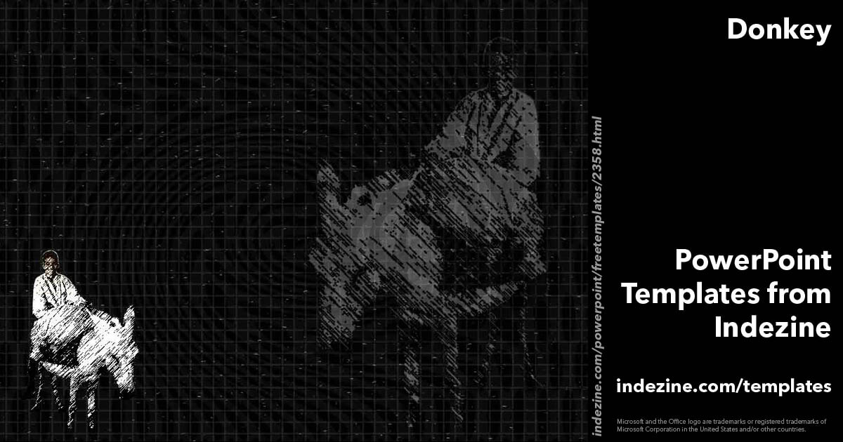 Donkey 04 PowerPoint Template