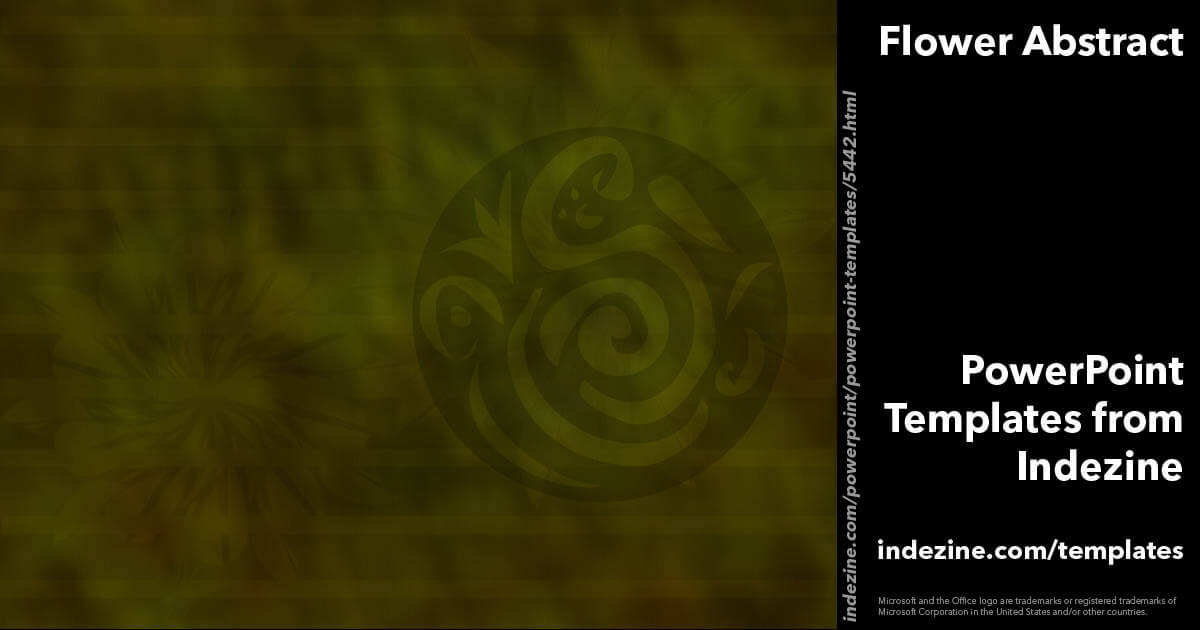 Flower Abstract PowerPoint Template