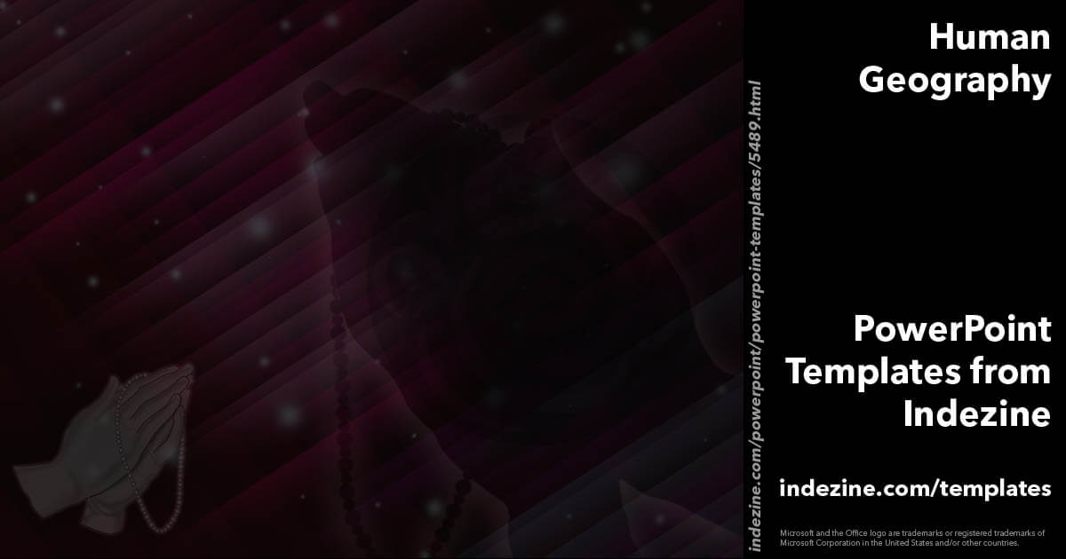 Human Geography 05 PowerPoint Template