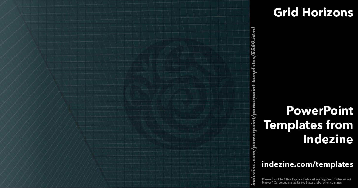 Grid Horizons 03 PowerPoint Template