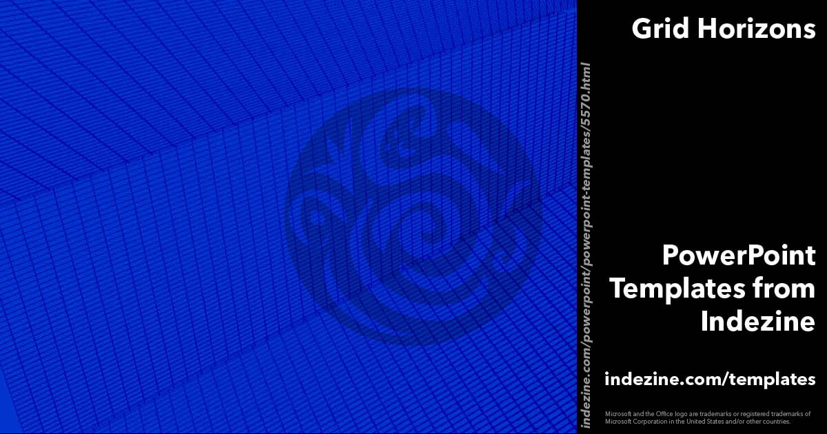 Grid Horizons 04 PowerPoint Template