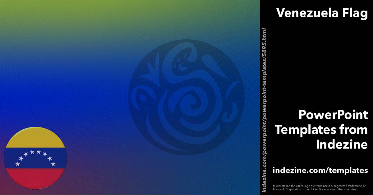Venezuela Flag 02 PowerPoint Template