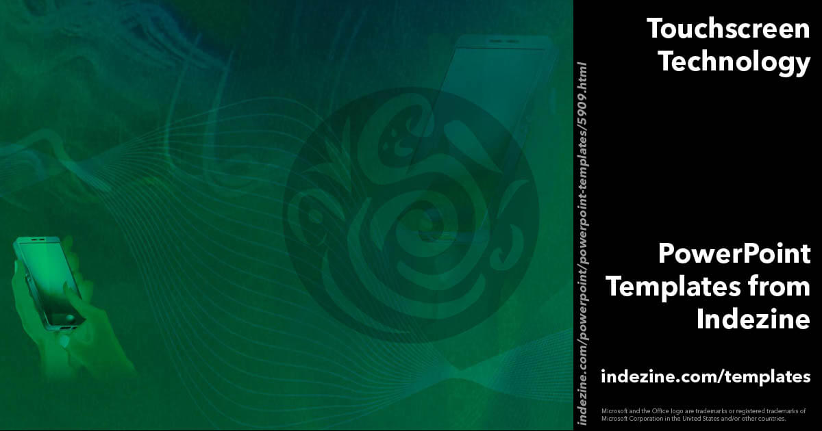 Touchscreen Technology 04 PowerPoint Template