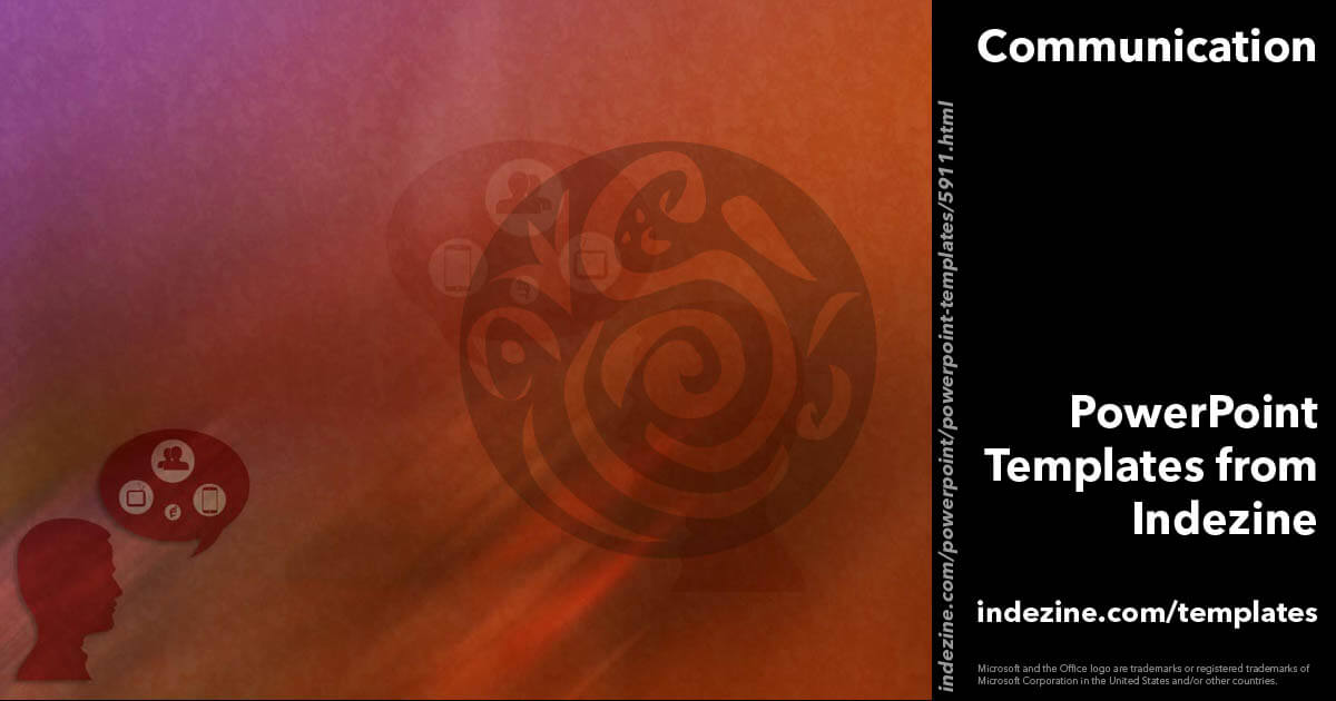 Communication 01 PowerPoint Template