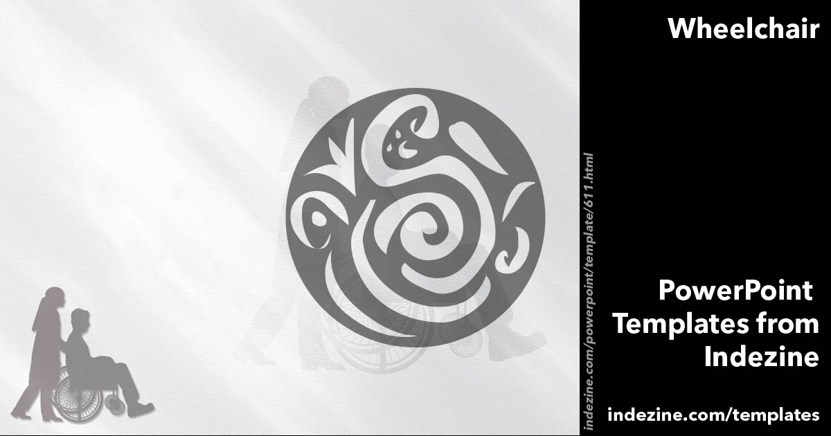 Wheelchair 01 PowerPoint Template